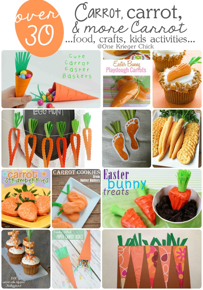 Easter Paper Crafts Carrot